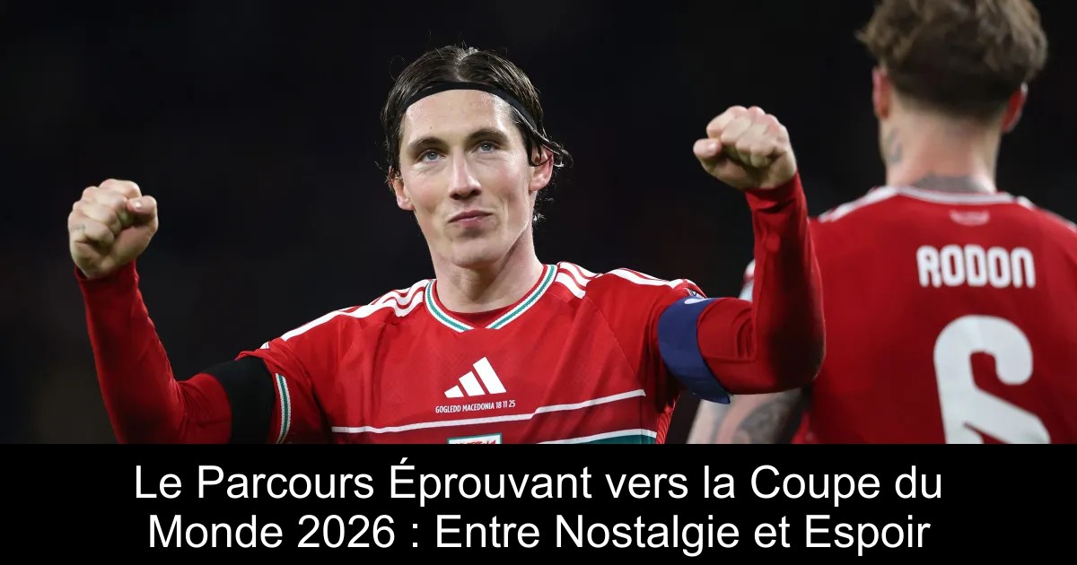 Le Parcours Éprouvant vers la Coupe du Monde 2026 : Entre Nostalgie et ...