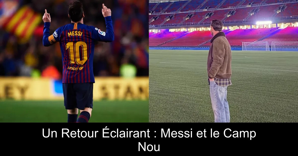 Un Retour Éclairant : Messi et le Camp Nou - FootIledeFrance