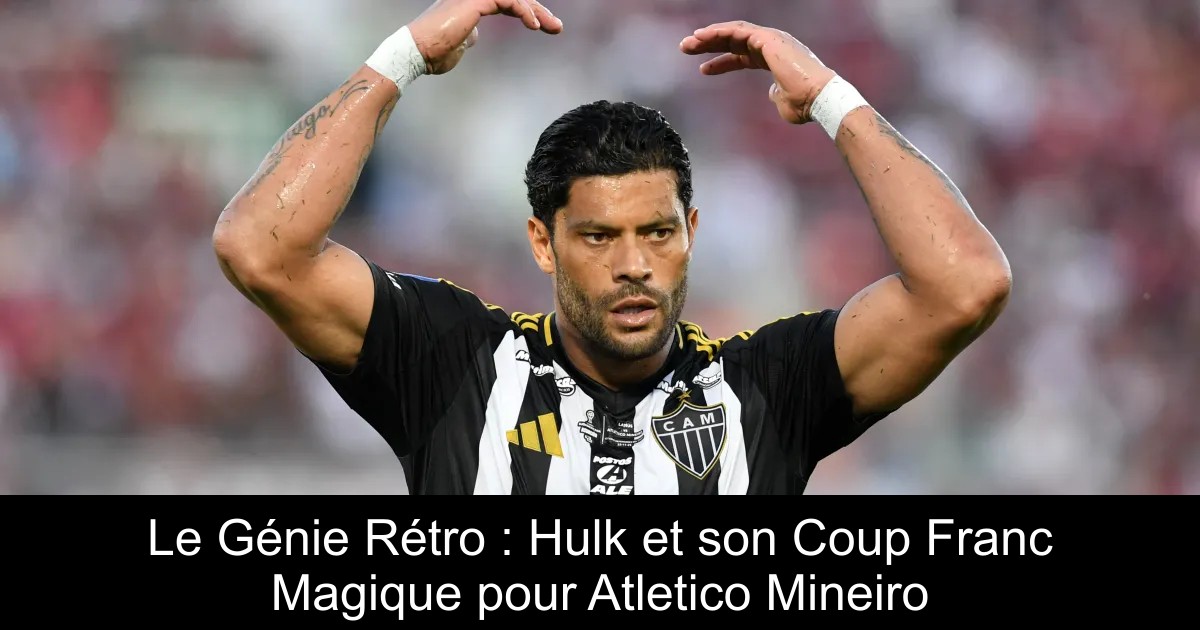 Le Génie Rétro : Hulk et son Coup Franc Magique pour Atletico Mineiro ...