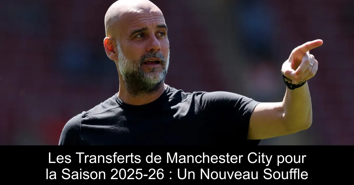 Les Transferts de Manchester City pour la Saison 2025-26 : Un Nouveau ...