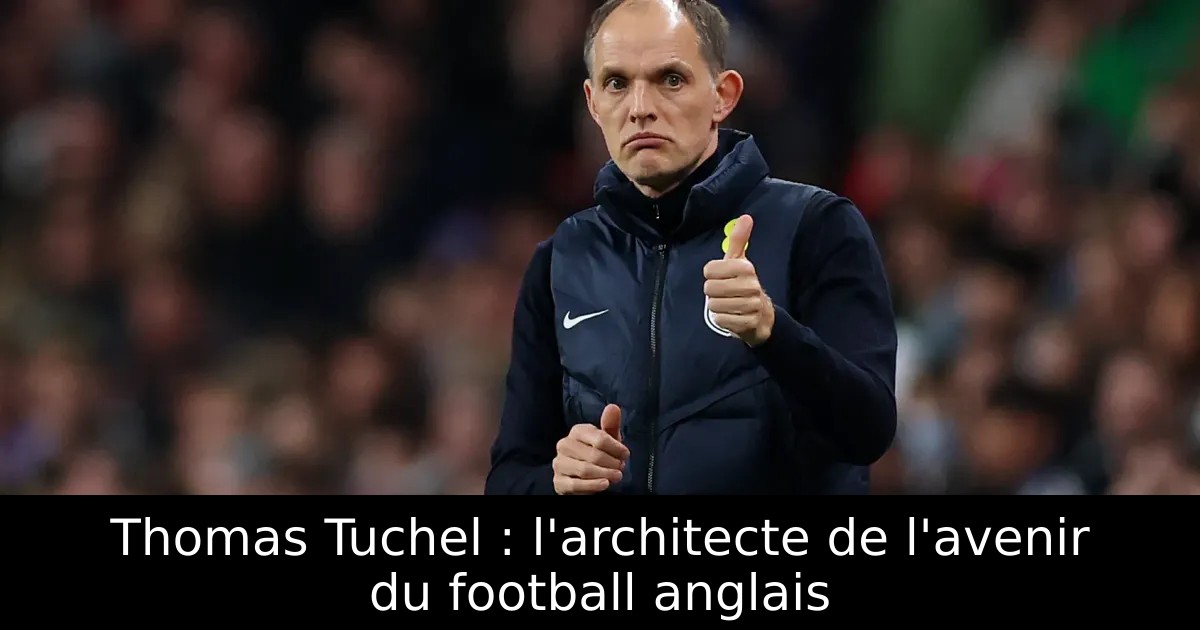 Thomas Tuchel : l'architecte de l'avenir du football anglais ...