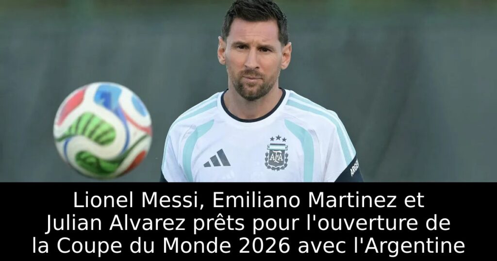 Lionel Messi, Emiliano Martinez et Julian Alvarez prêts pour l ...